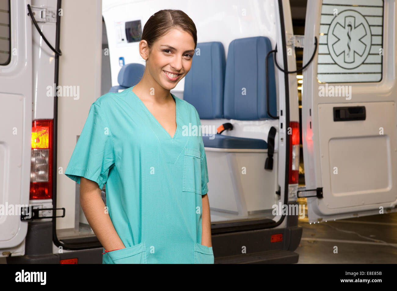 Ambulance Rear Doors High Resolution Stock Photography and Images - Alamy