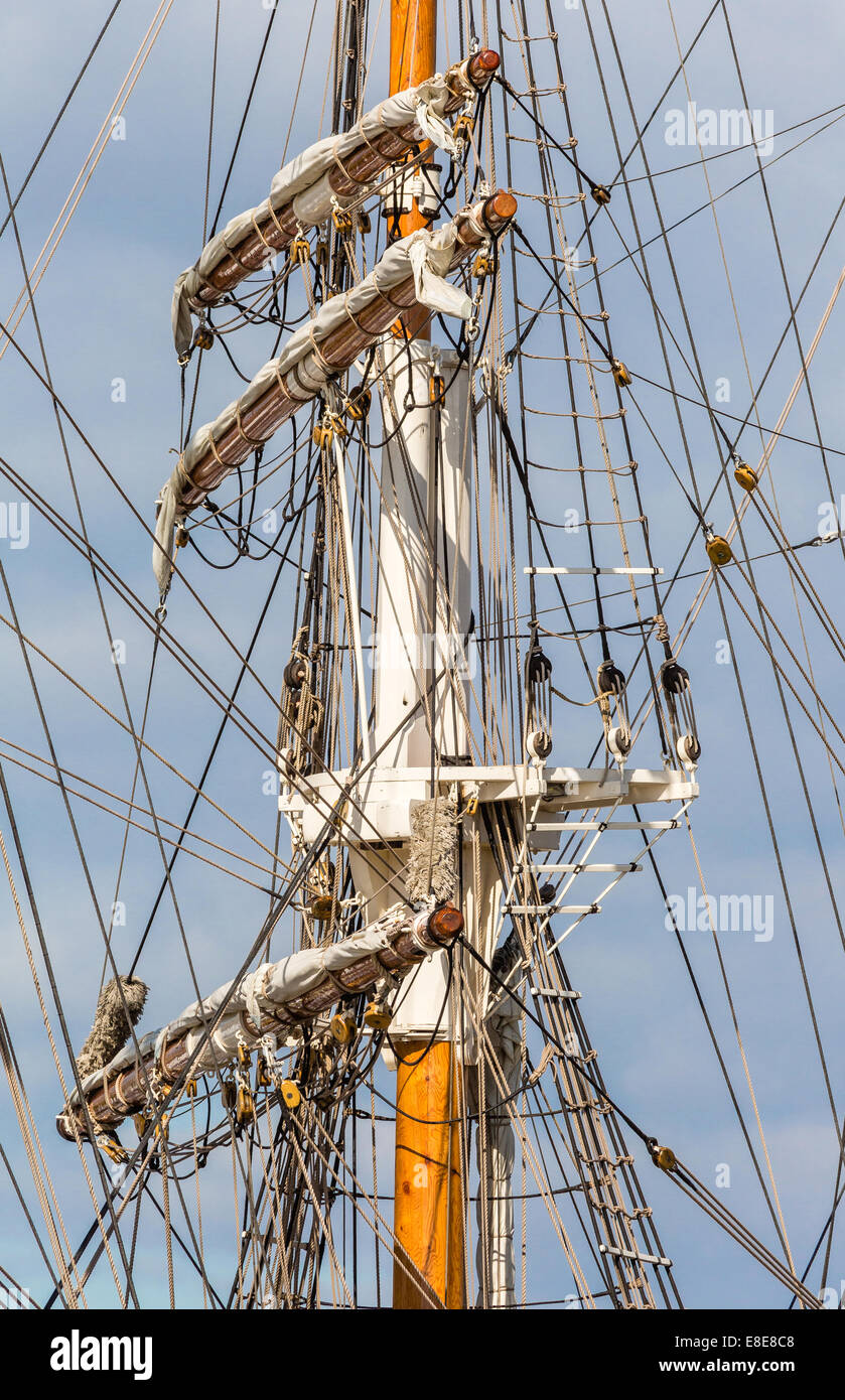 Mast Of A Ship High Resolution Stock Photography and Images - Alamy