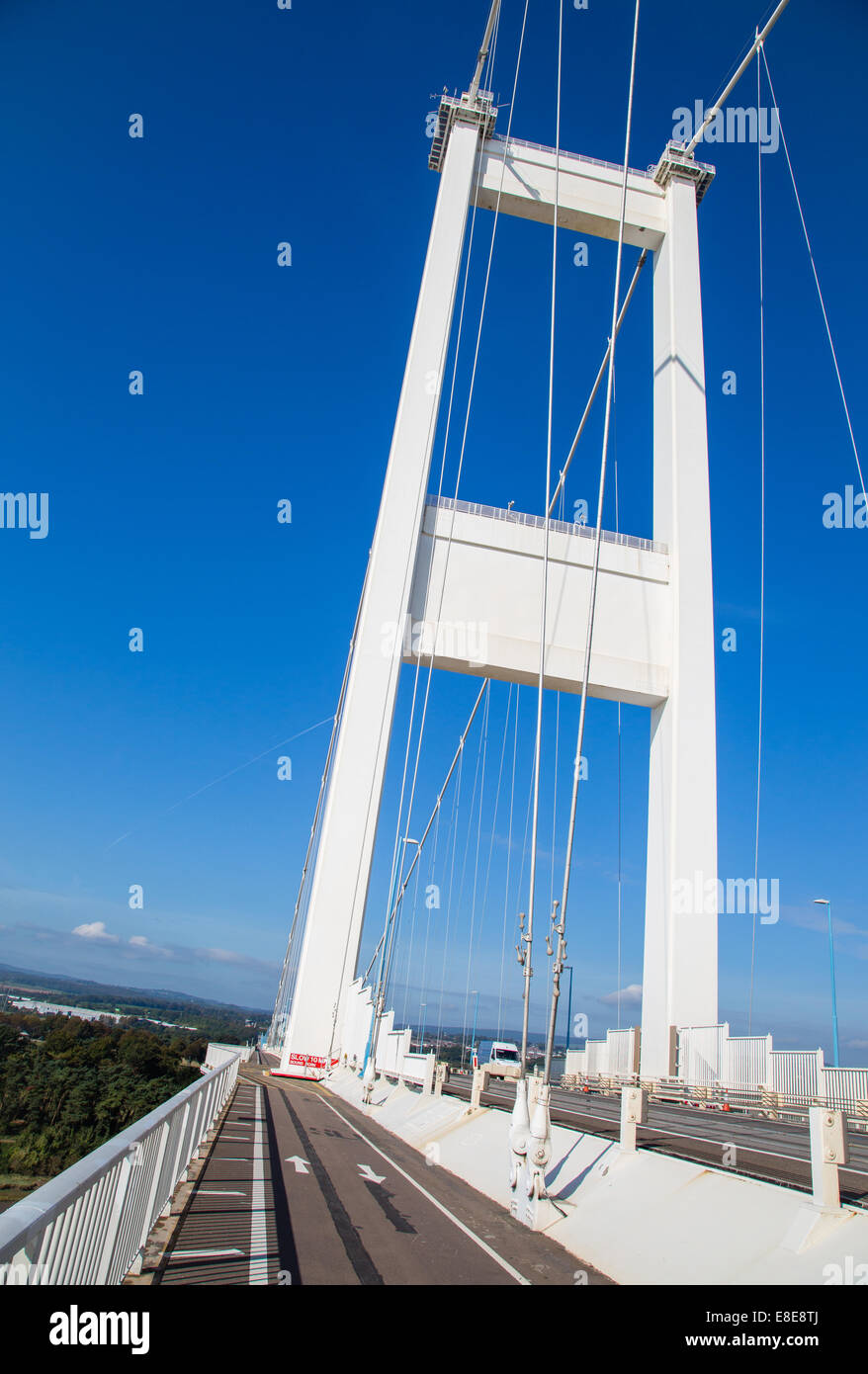 Bridge over river severn between england and wales hi-res stock ...