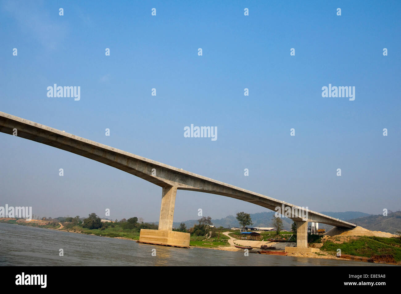 Friendship bridge laos hi-res stock photography and images - Alamy