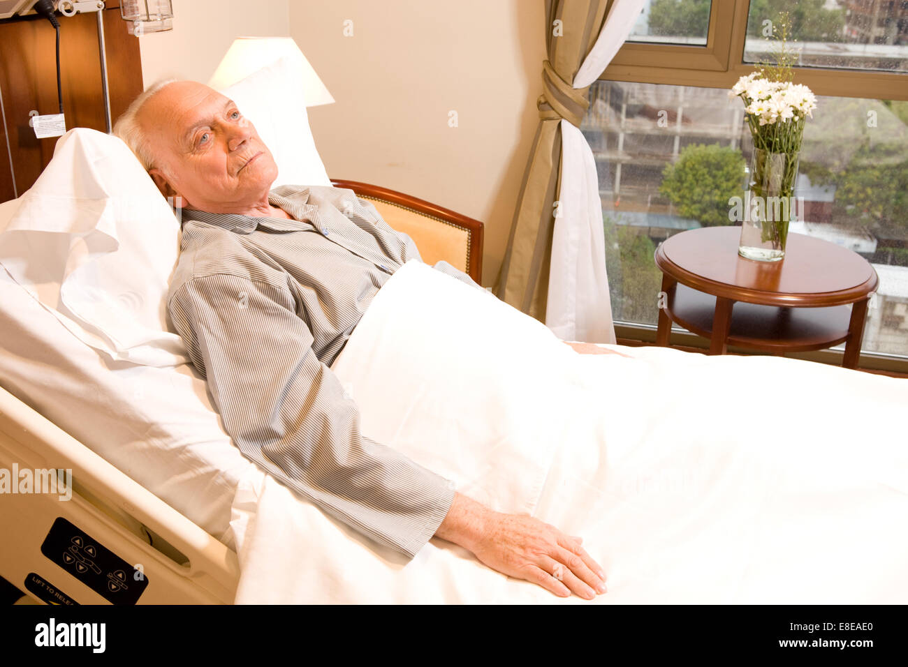 Elderly man death bed hi-res stock photography and images - Alamy