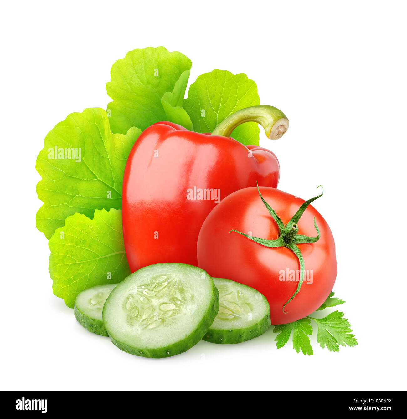 Fresh vegetables isolated on white Stock Photo - Alamy