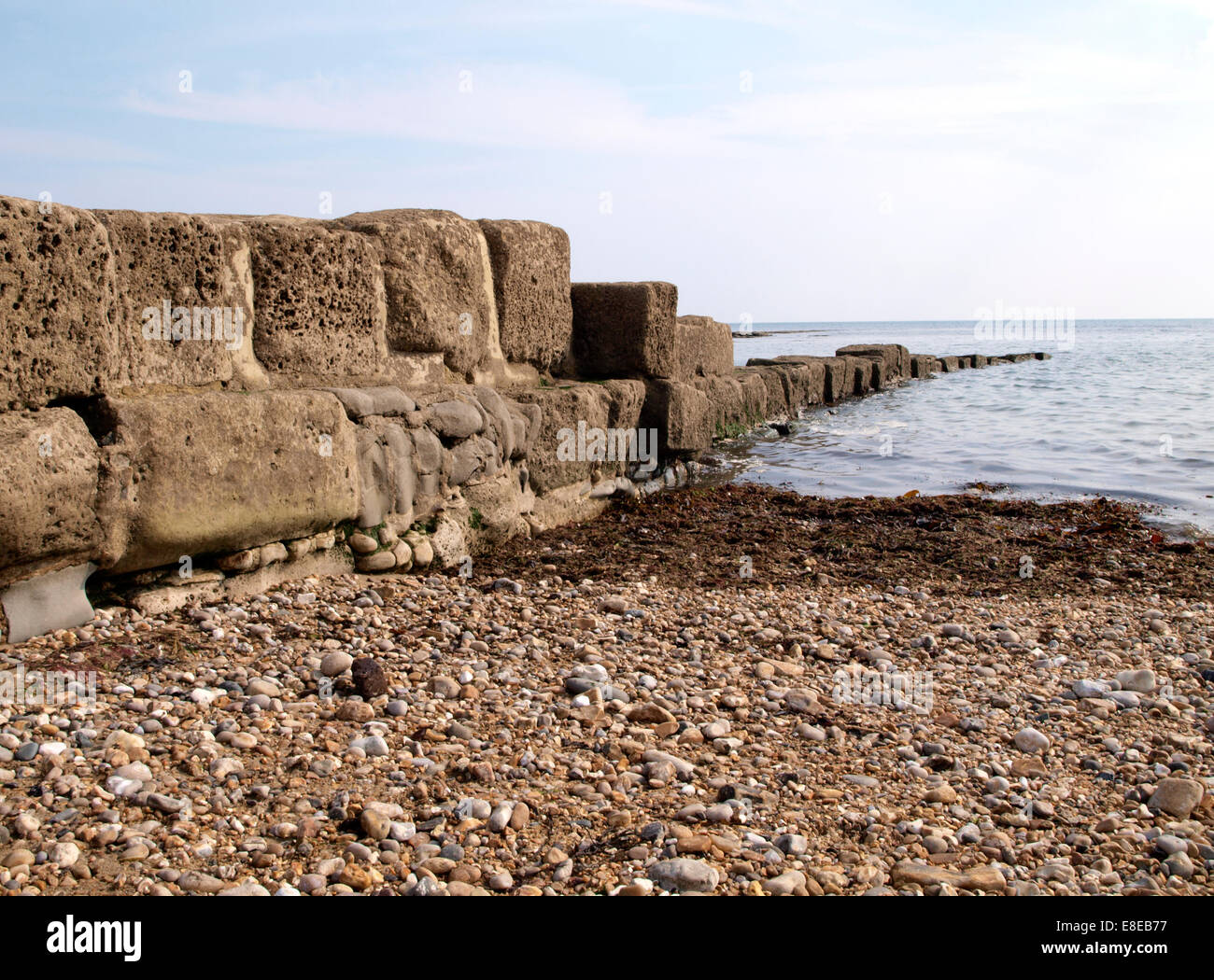 Stone Groyne, Lyme Regis, Dorset, UK Stock Photo - Alamy