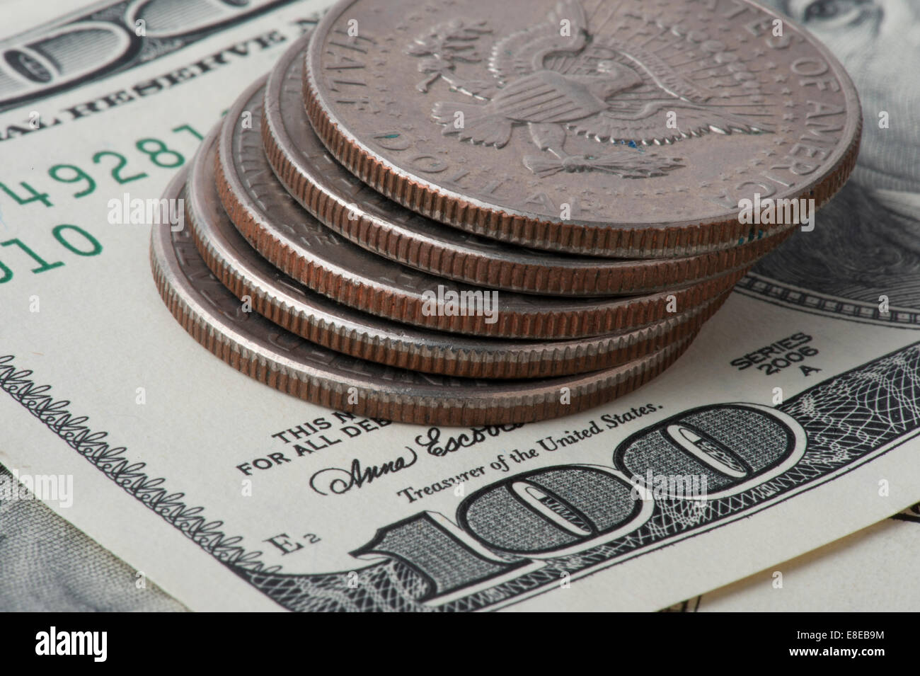 Five dollar bills hi-res stock photography and images - Alamy