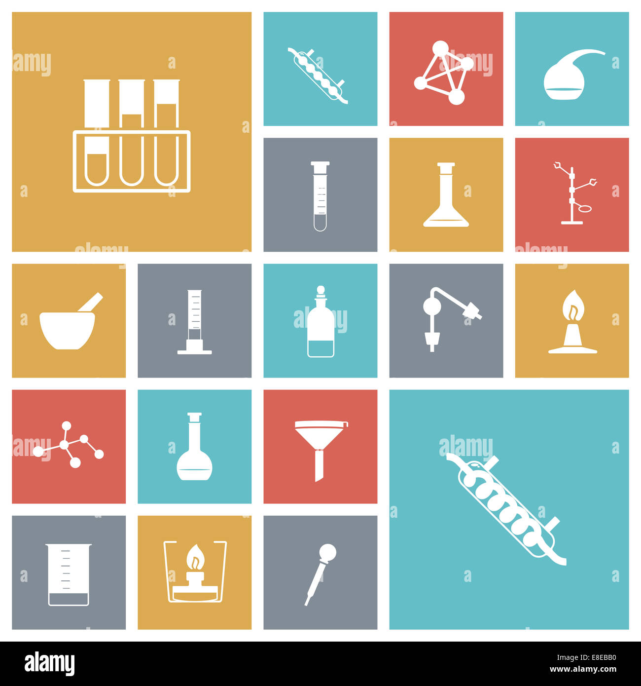 Chemistry icons hi-res stock photography and images - Alamy