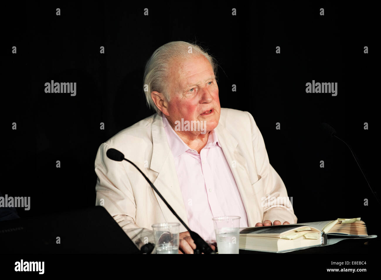 John Julius Norwich at the Soho Literary Festival 2014 Stock Photo - Alamy