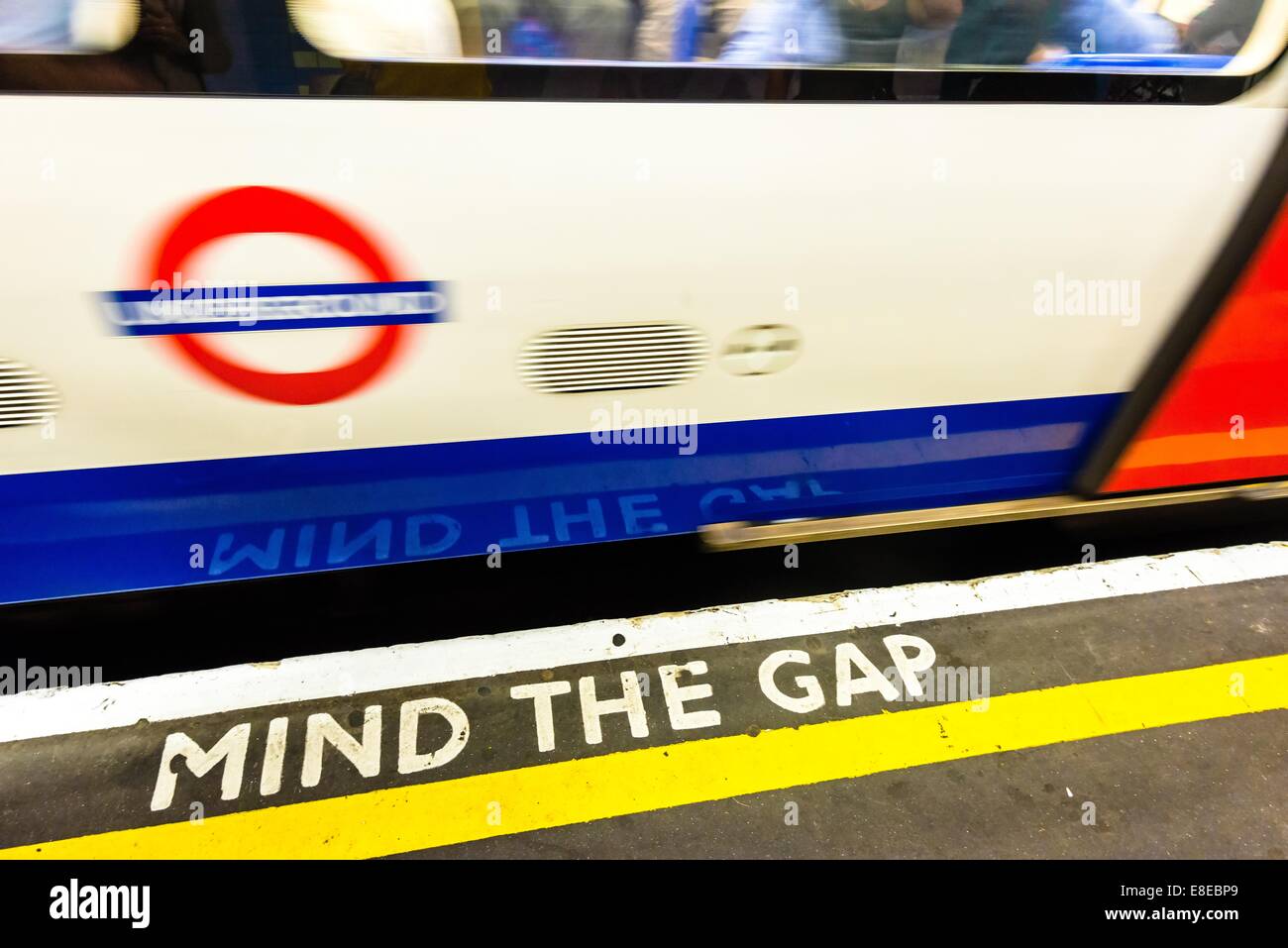 Mind the gap Stock Photo - Alamy