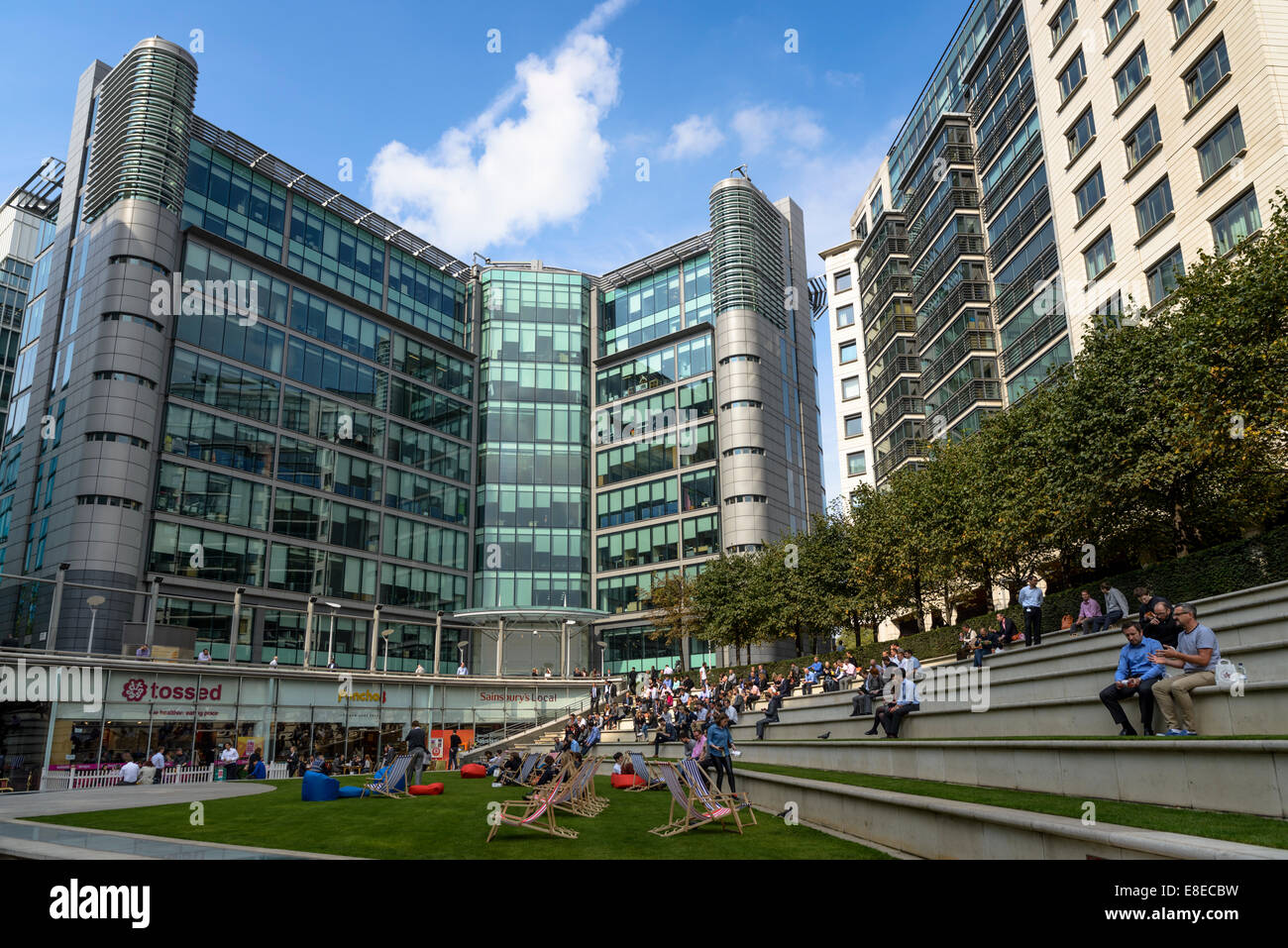 Sheldon Square, Paddington Basin, London, UK Stock Photo - Alamy