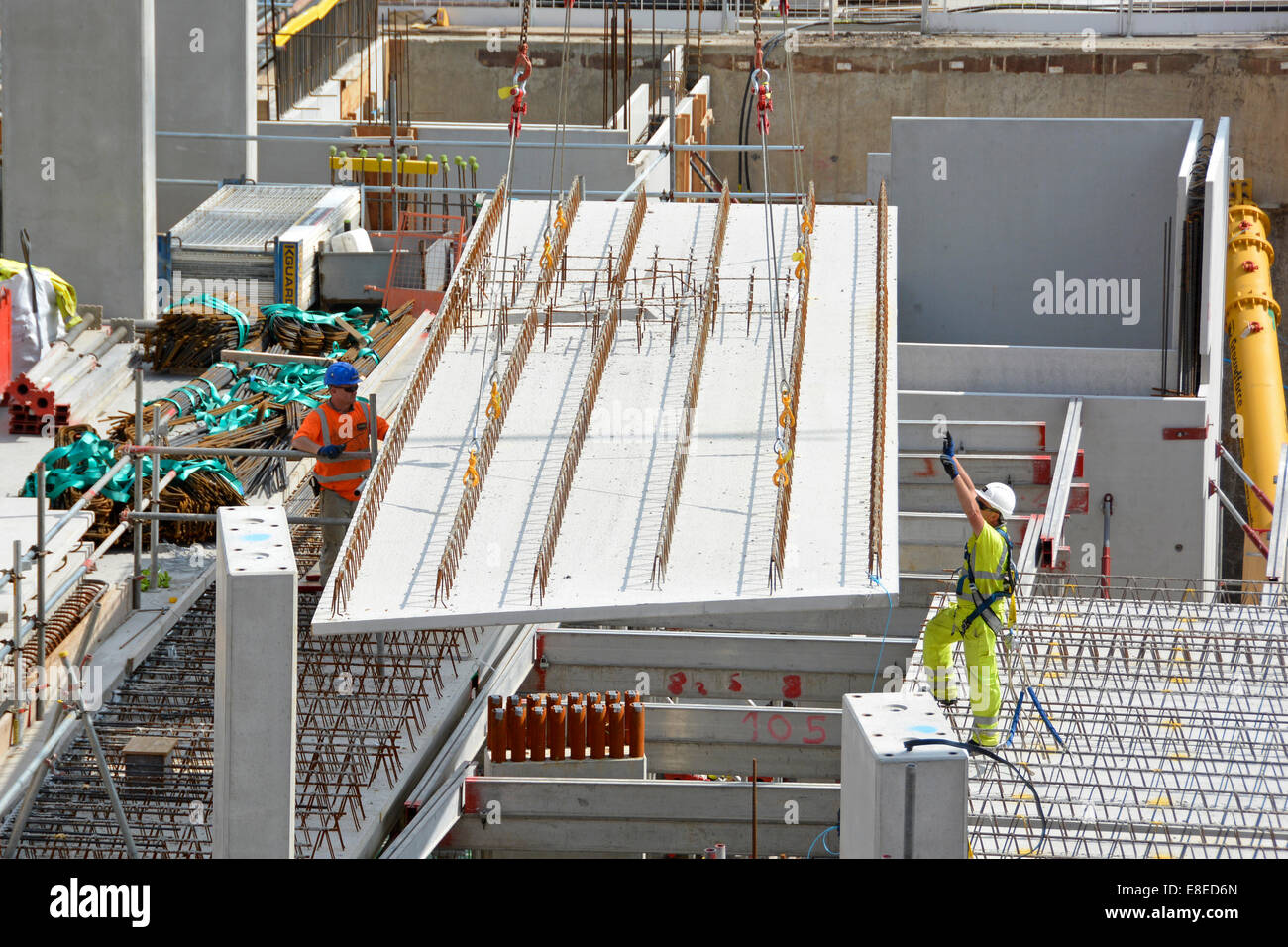 Construction building large concrete blocks hi-res stock photography ...