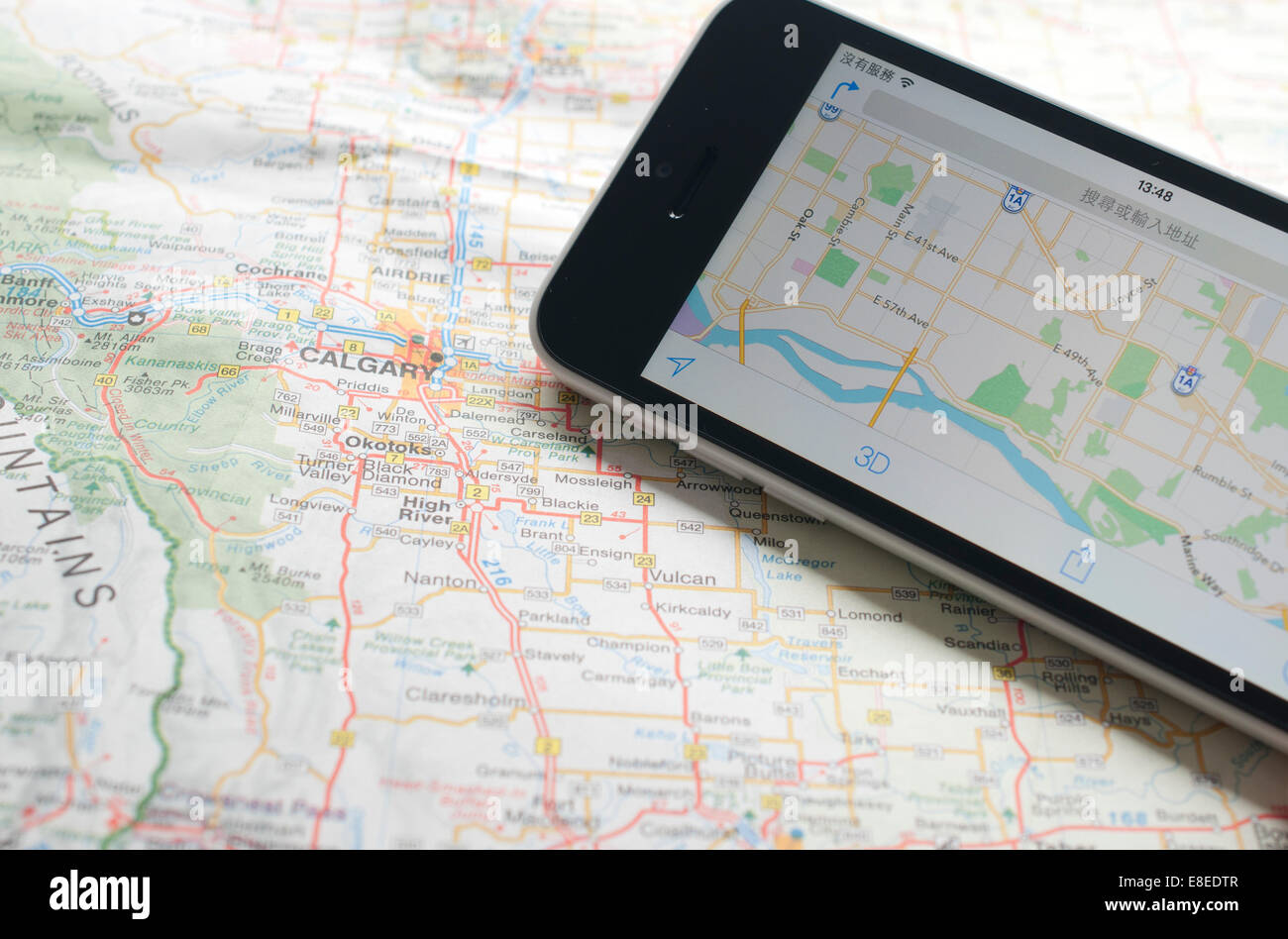 Navigator map hi-res stock photography and images - Alamy