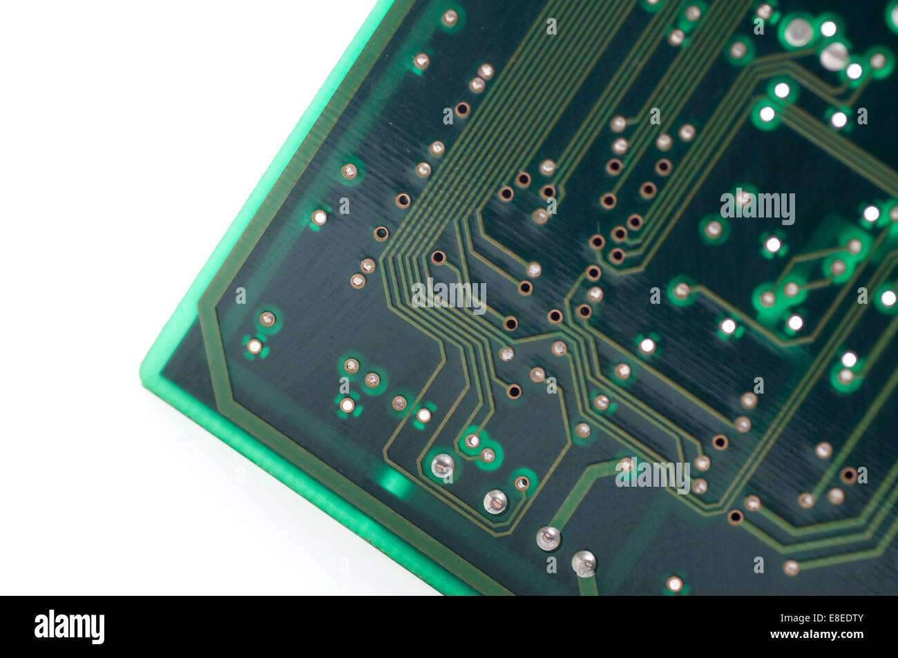 Close up shot of a computer circuit board Stock Photo - Alamy