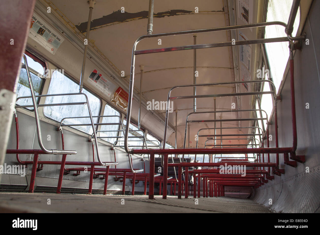 Derelict London buses Stock Photo - Alamy