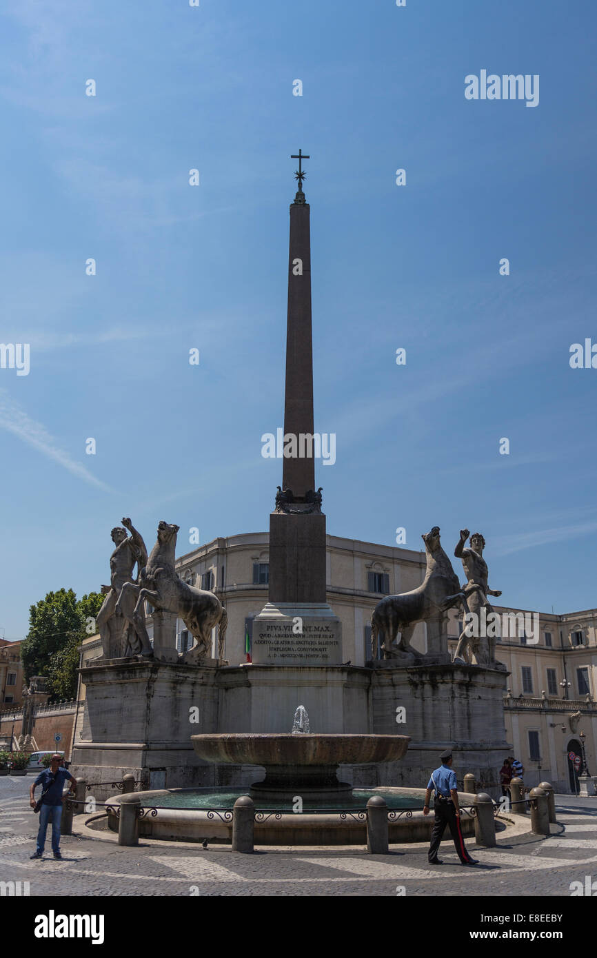 Fontana dei dioscuri fountain hi-res stock photography and images - Alamy