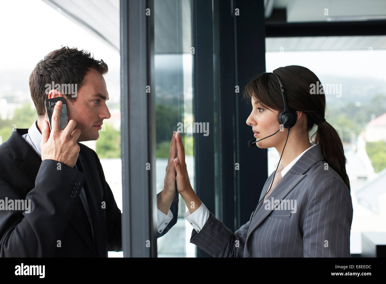 Communication in 21st century Stock Photo - Alamy