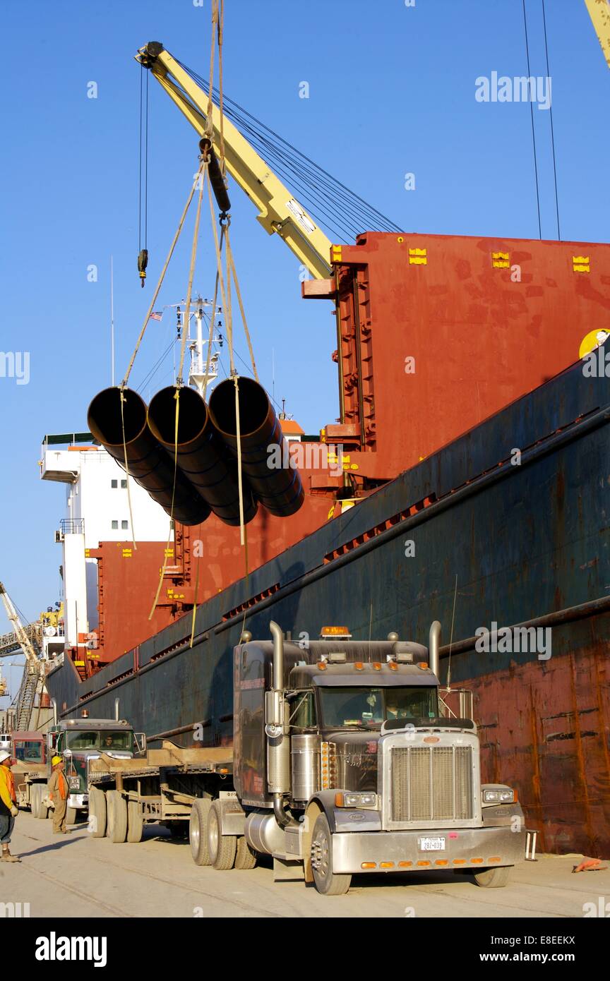 Houston port crane hi-res stock photography and images - Alamy