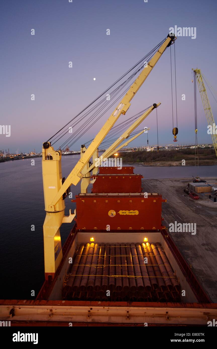 Houston port crane hi-res stock photography and images - Alamy