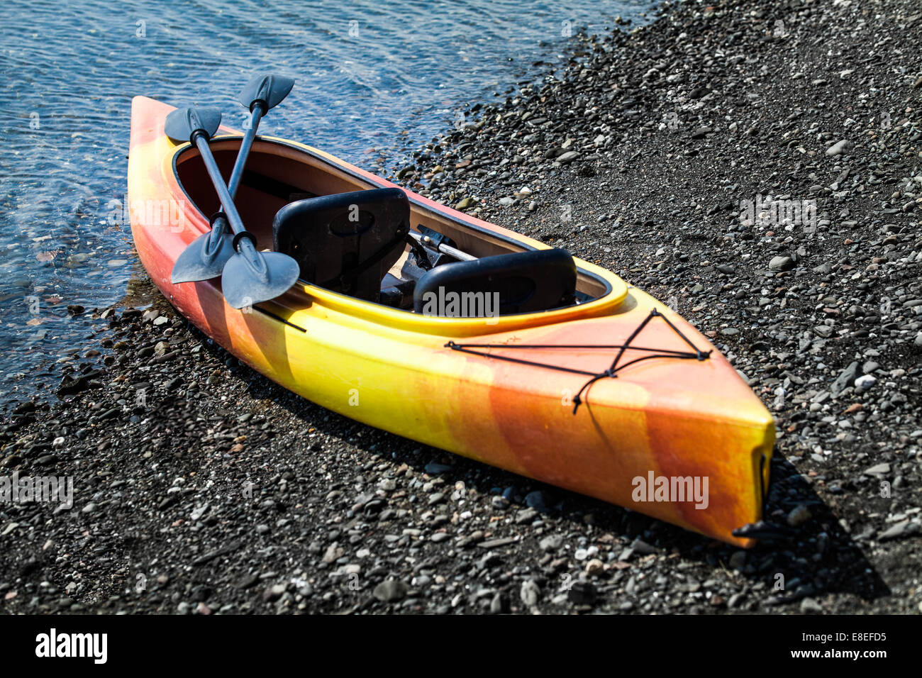 Orange yellow kayak hi-res stock photography and images - Alamy