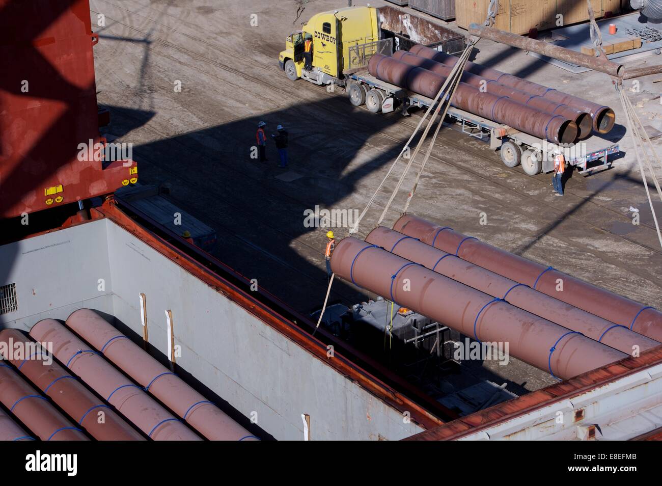 Houston port crane hi-res stock photography and images - Alamy