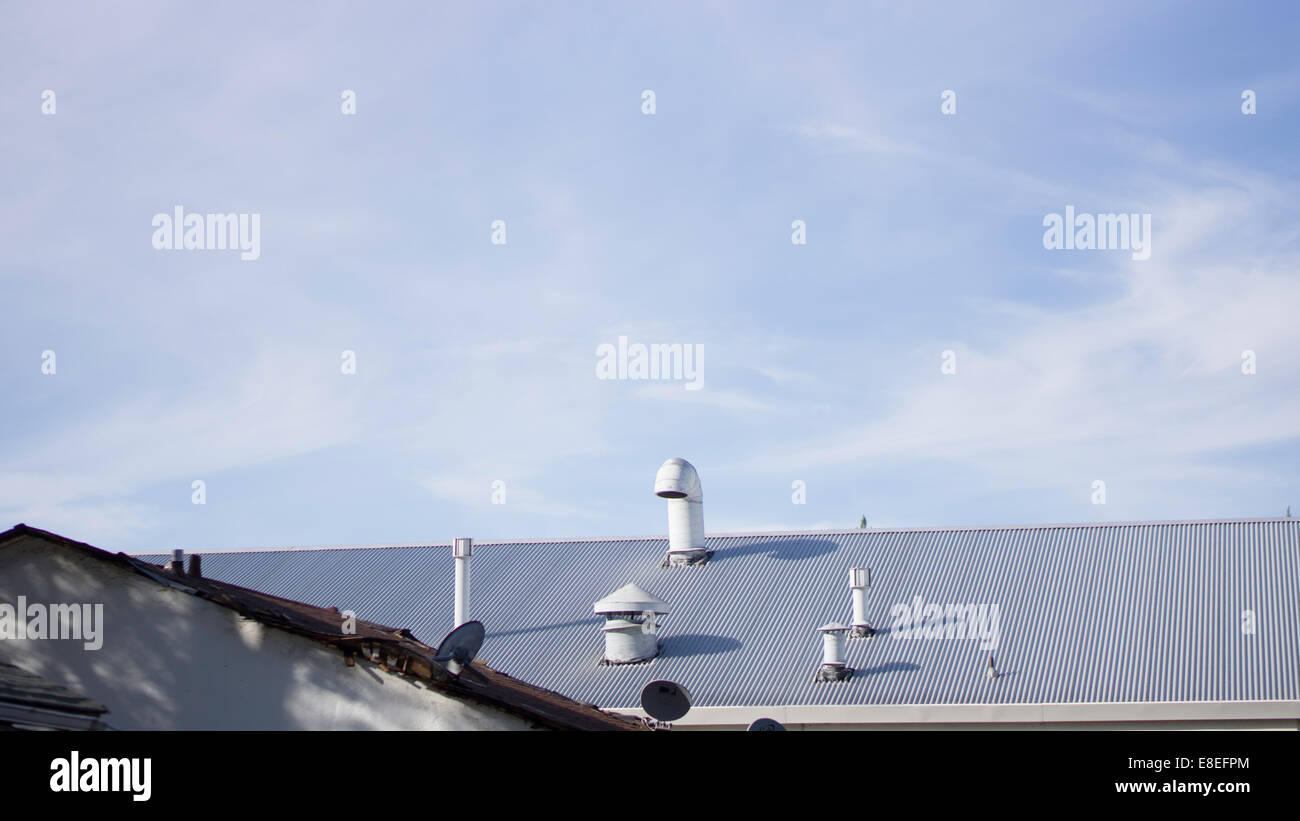 Industrial rooftop hi-res stock photography and images - Alamy