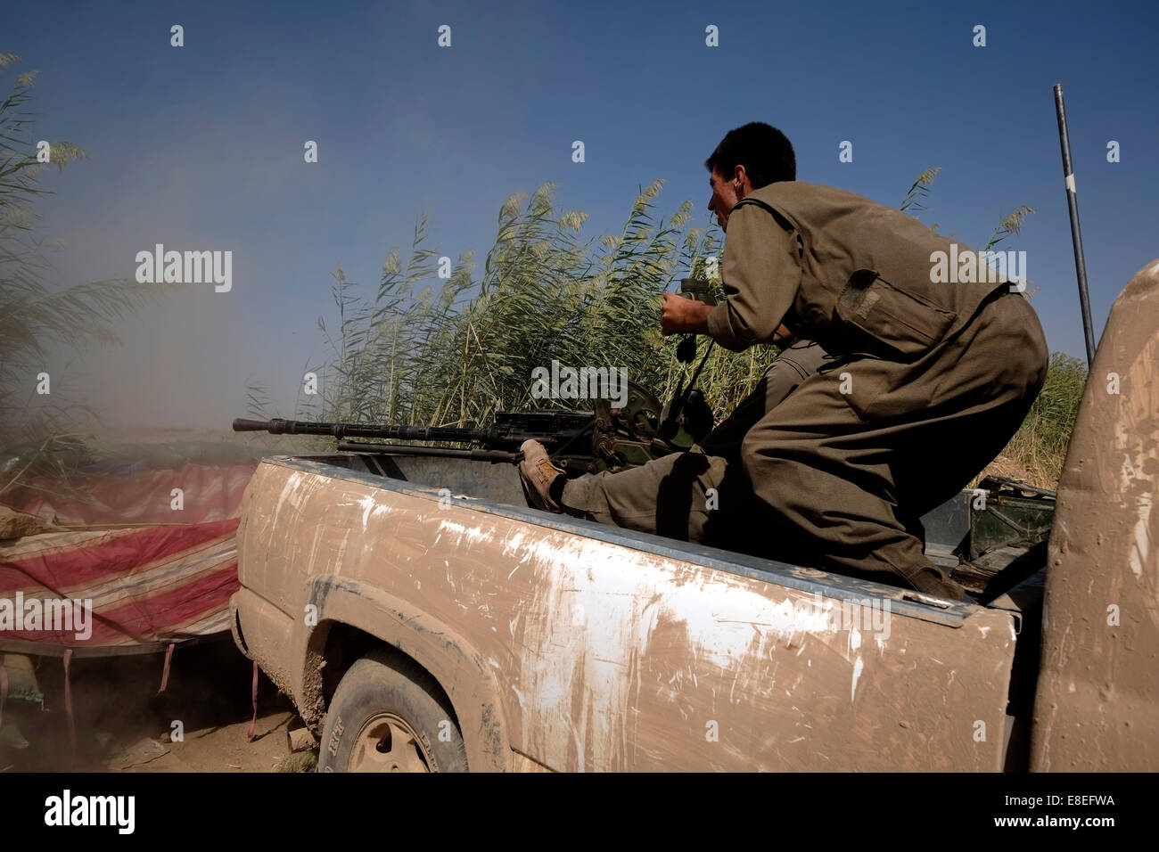 Truck mounted heavy machine gun hi-res stock photography and images - Alamy