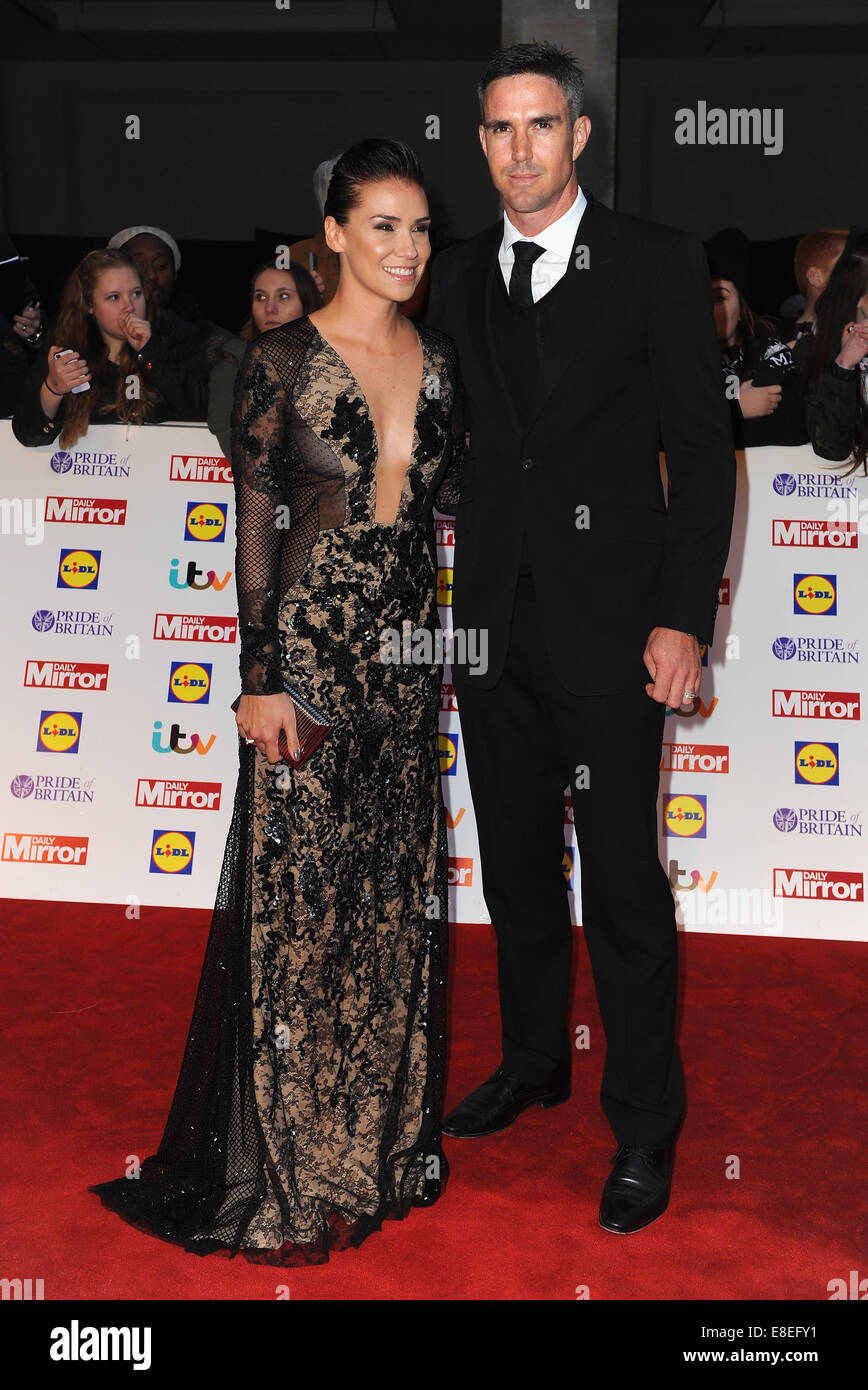Kevin pietersen and jessica taylor hi-res stock photography and images ...