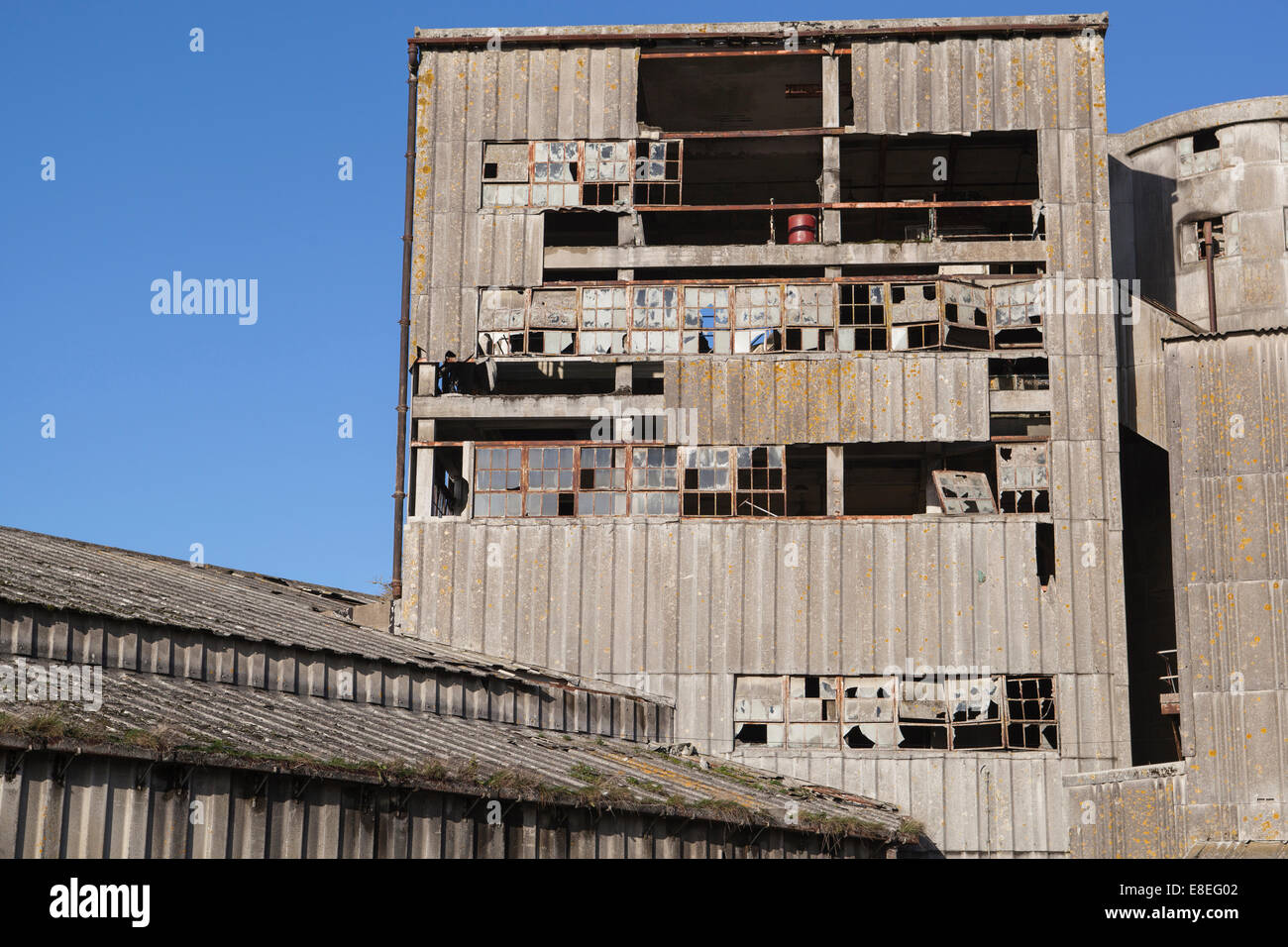 The cement works Shoreham West Sussex Stock Photo - Alamy