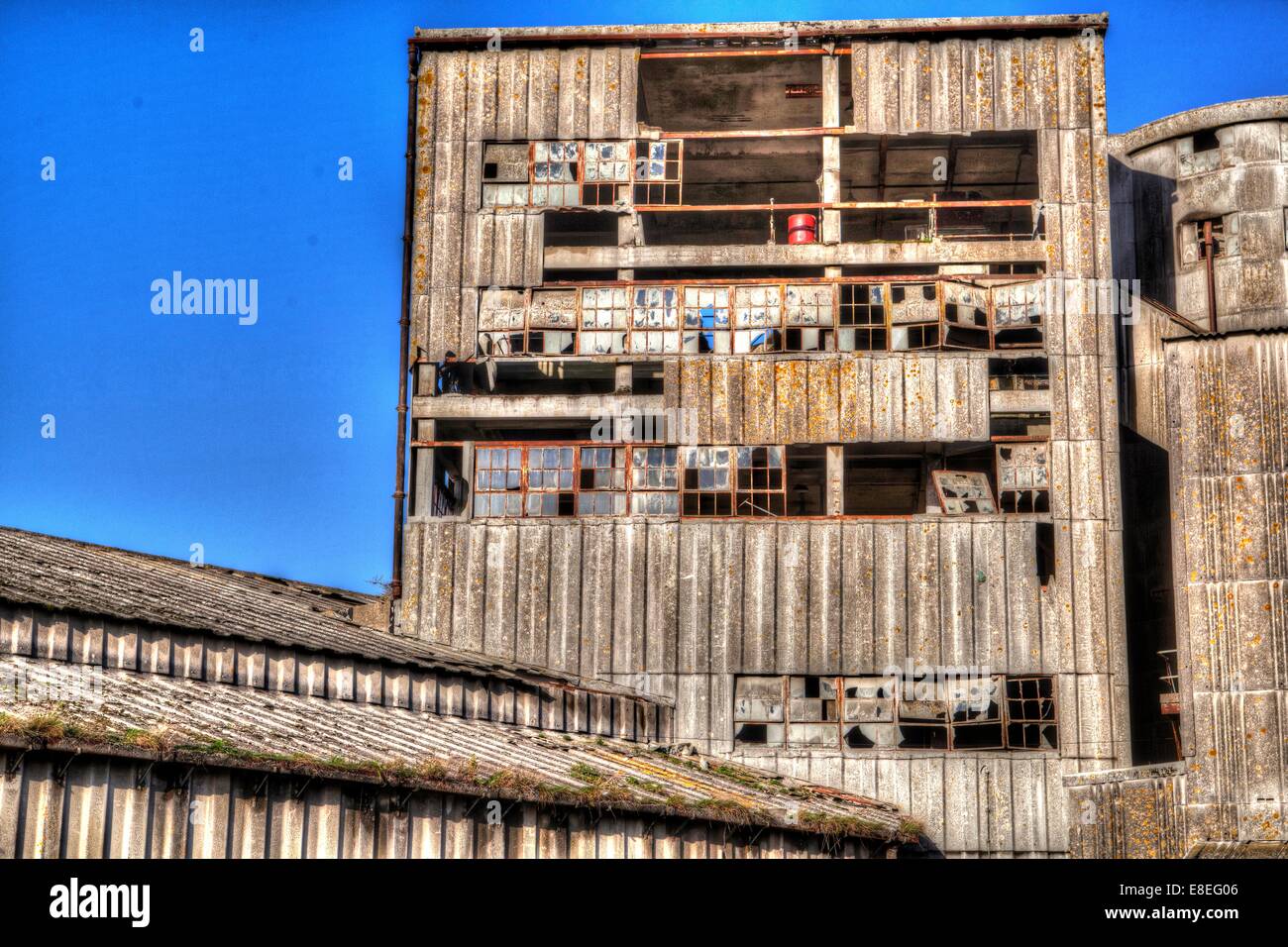 The cement works Shoreham West Sussex Stock Photo - Alamy