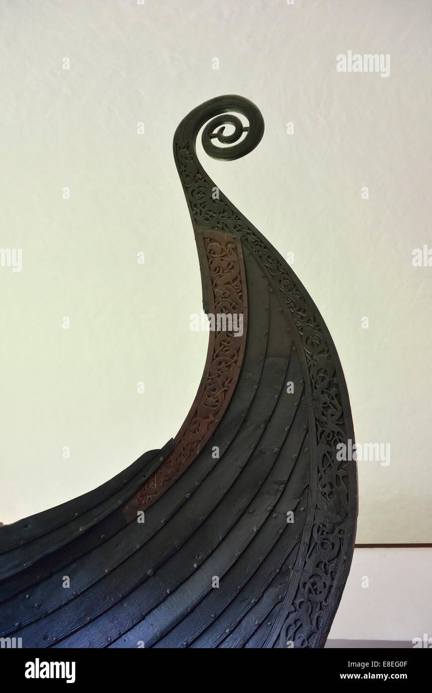Oseberg viking ship hi-res stock photography and images - Alamy