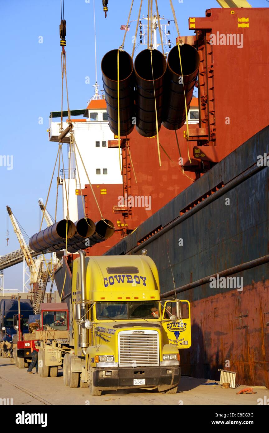 Houston port crane hi-res stock photography and images - Alamy