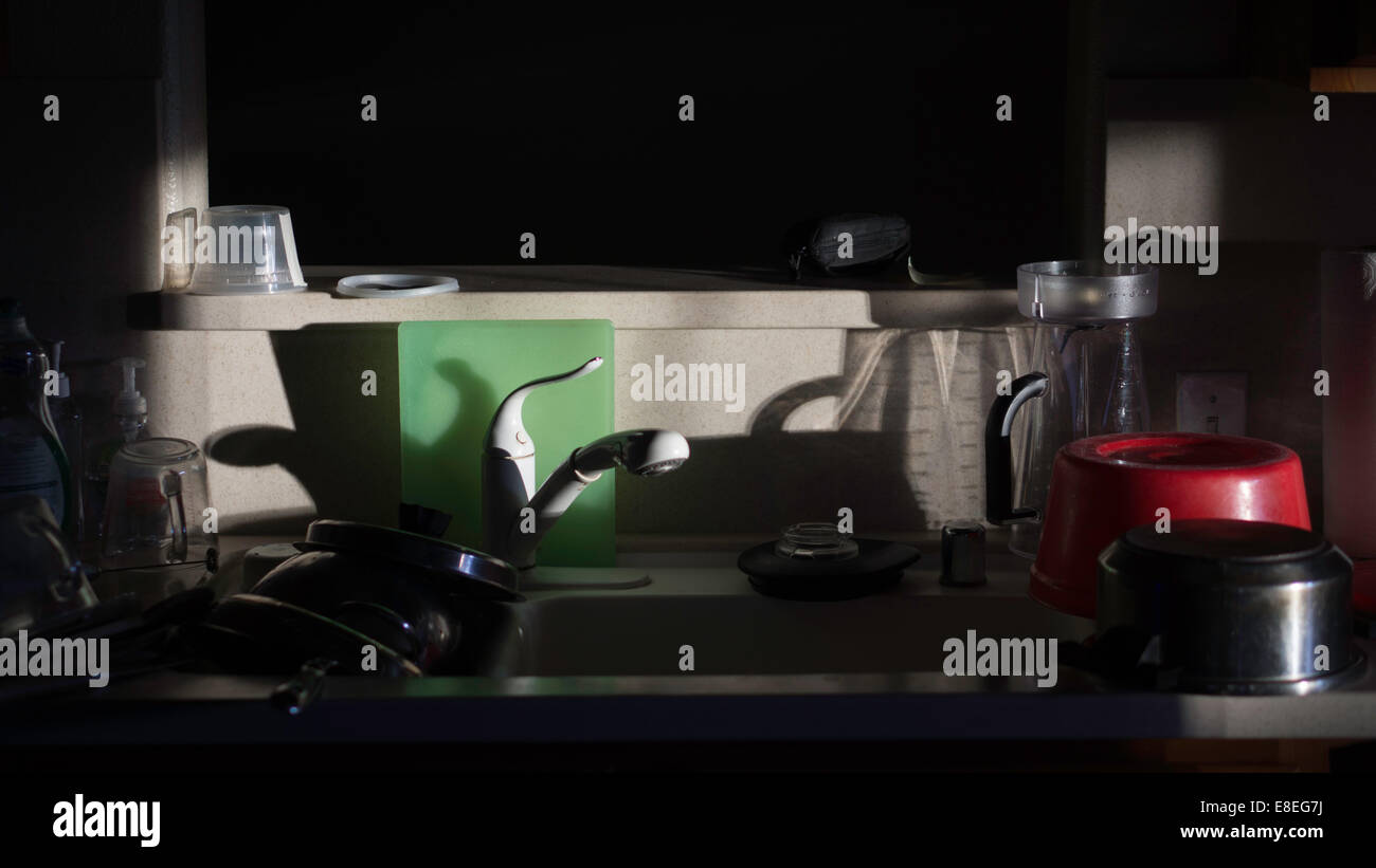 Kitchen night hi-res stock photography and images - Alamy