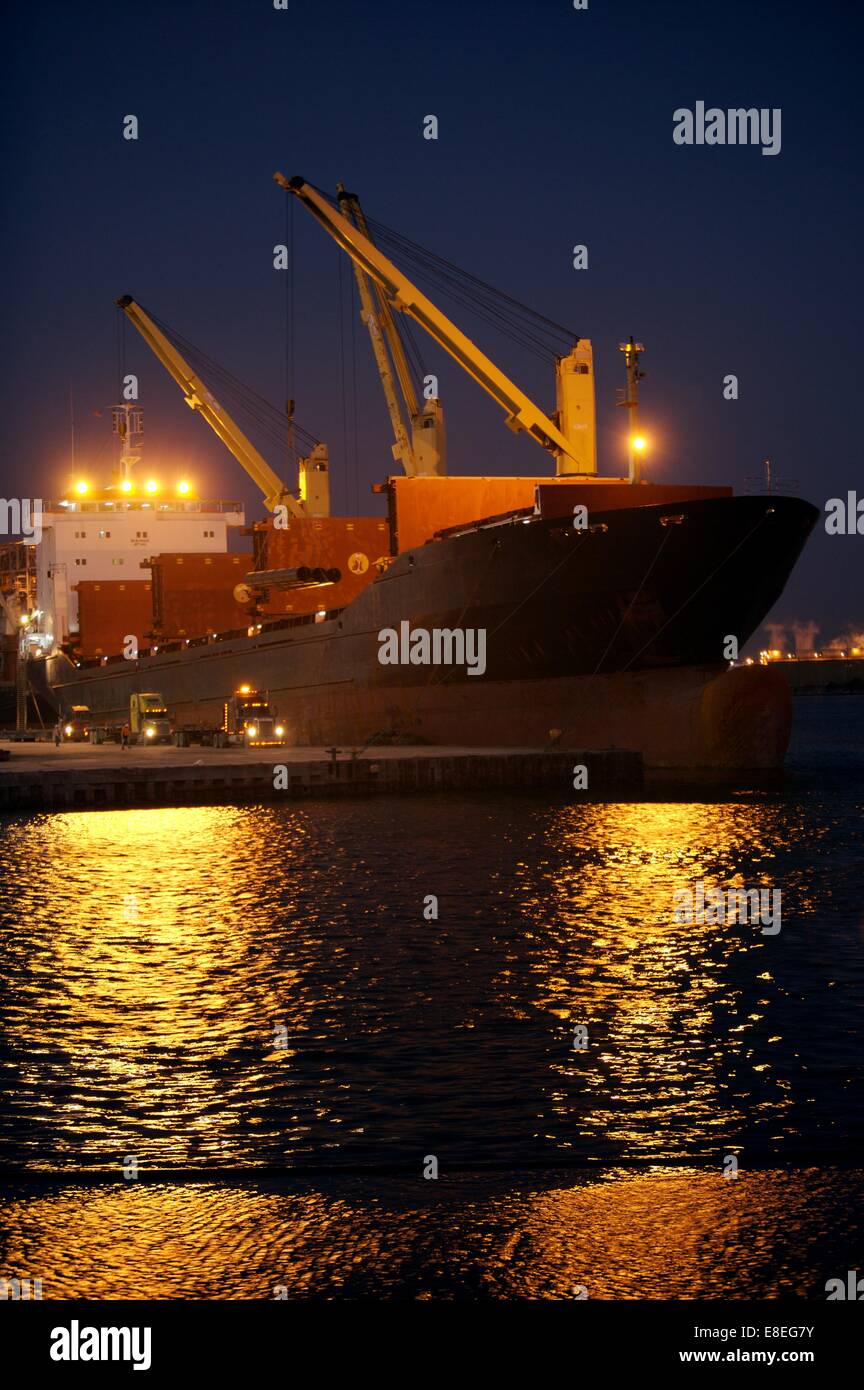 Ship tanker night hi-res stock photography and images - Alamy