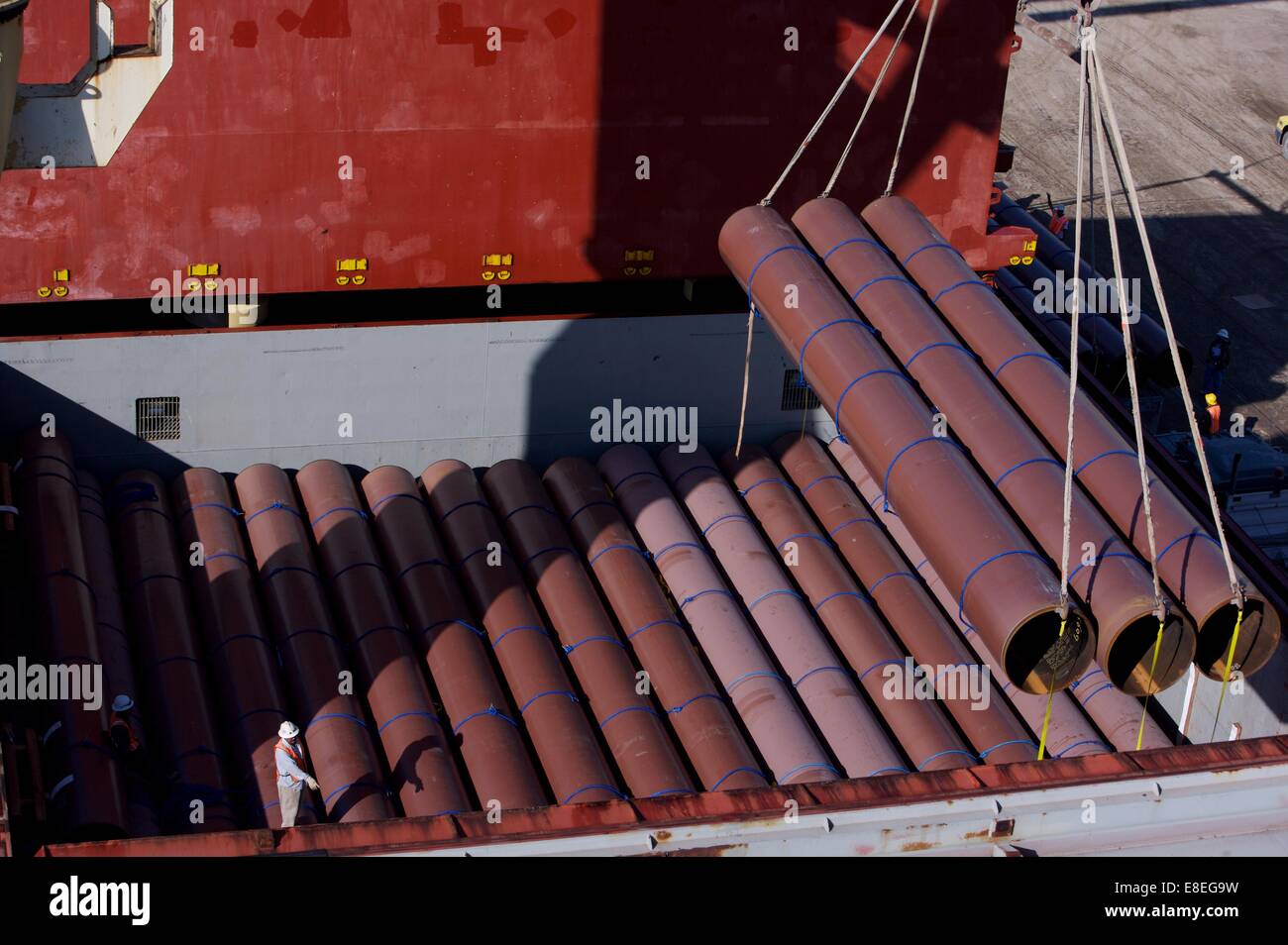 Houston port crane hi-res stock photography and images - Alamy