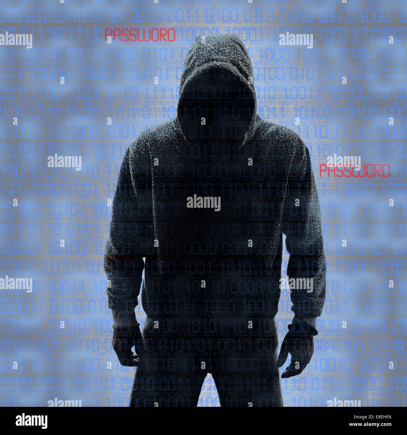 Hacking code text on background hi-res stock photography and images - Alamy