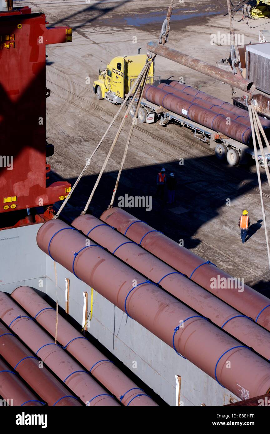 Truck tanker unloading hi-res stock photography and images - Alamy