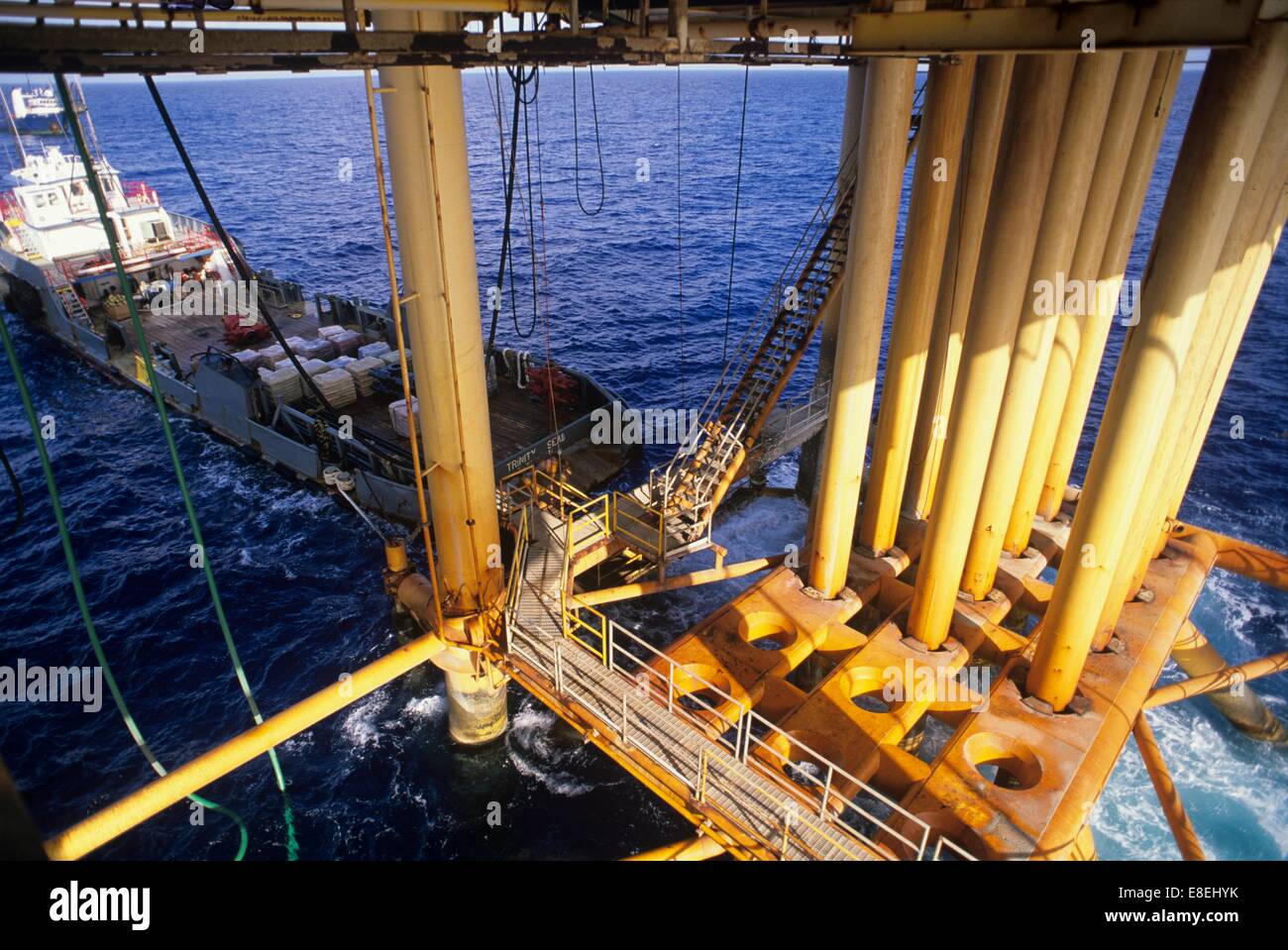Offshore Production Platform Drilling Template Stock Photo - Alamy