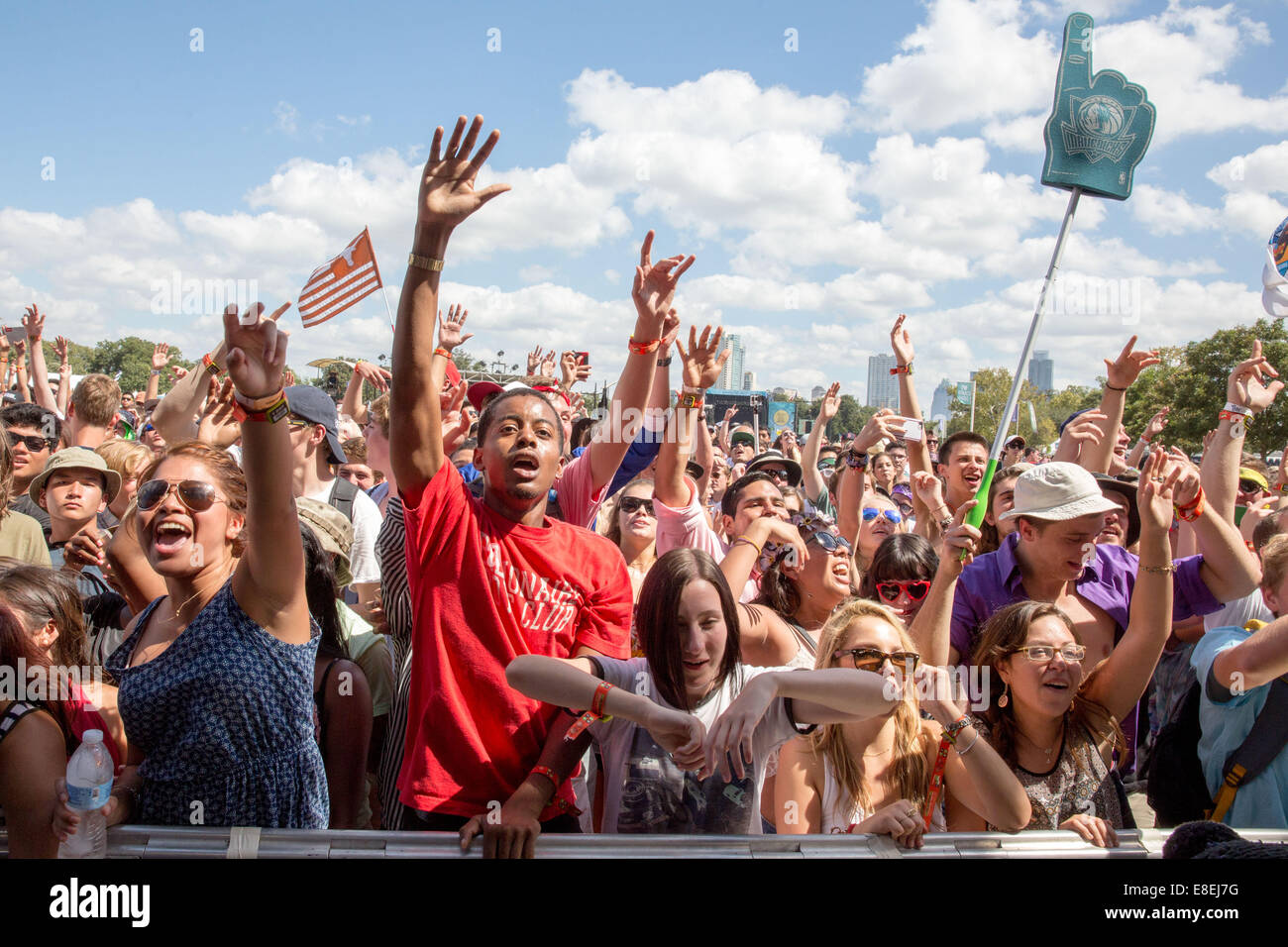 Austin city limits music festival crowd hi-res stock photography and ...