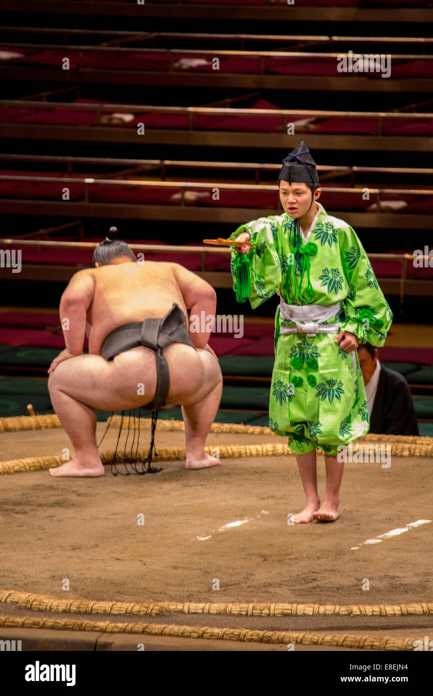 Grand Sumo Tournament, Tokyo, Japan Stock Photo - Alamy