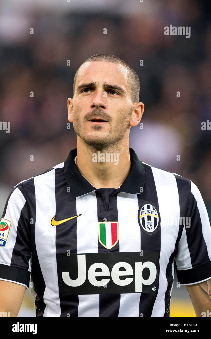 Torino, Italy. 5th Oct, 2014. Leonardo Bonucci (Juventus) Football ...