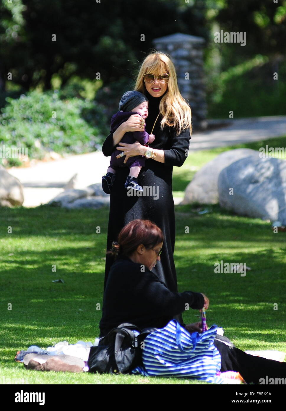 Rachel Zoe and Rodger Berman take their sons Skylar and Kai on a family ...