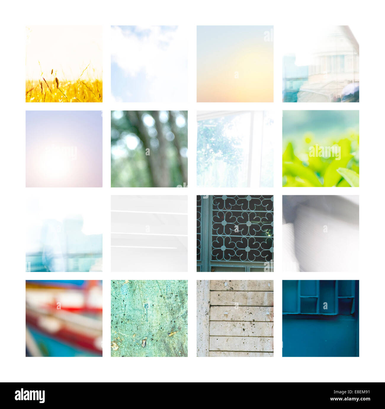 Collection of Natural Backgrounds and Patterns Stock Photo - Alamy