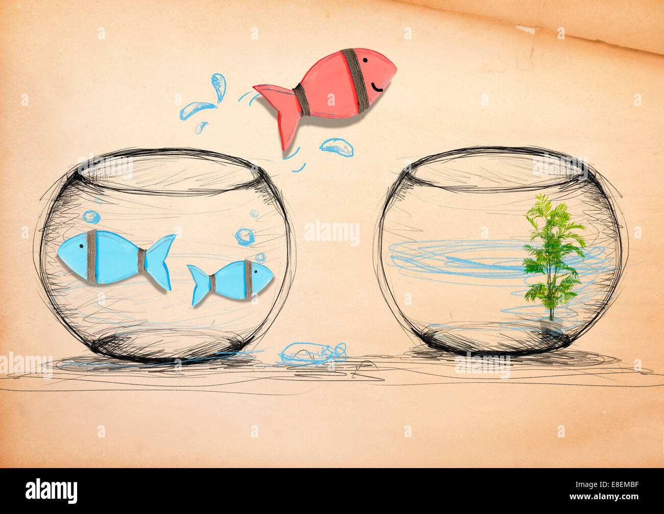 Escaping plant hi-res stock photography and images - Alamy