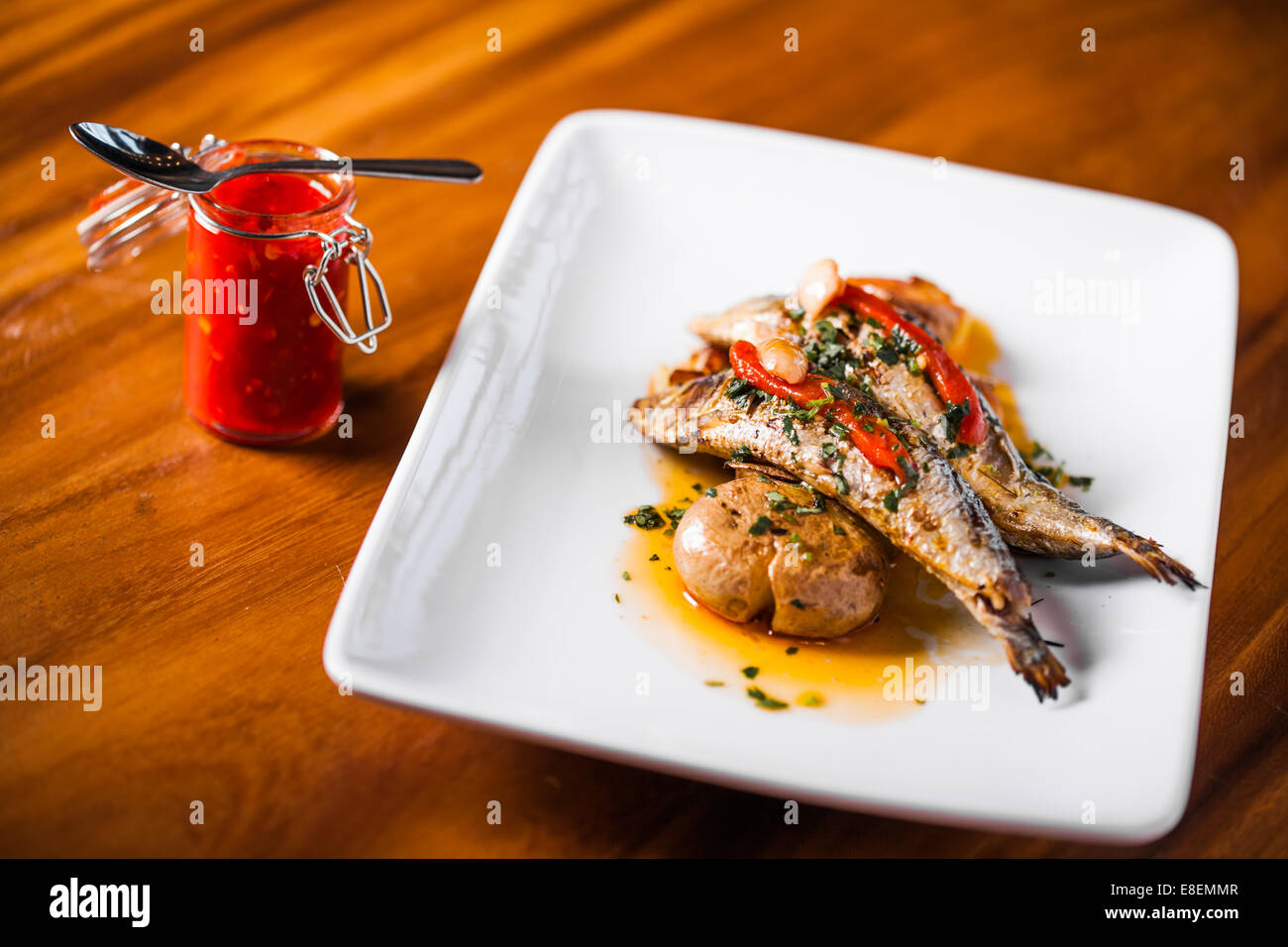 Grilled sardines portugal food hi-res stock photography and images - Alamy