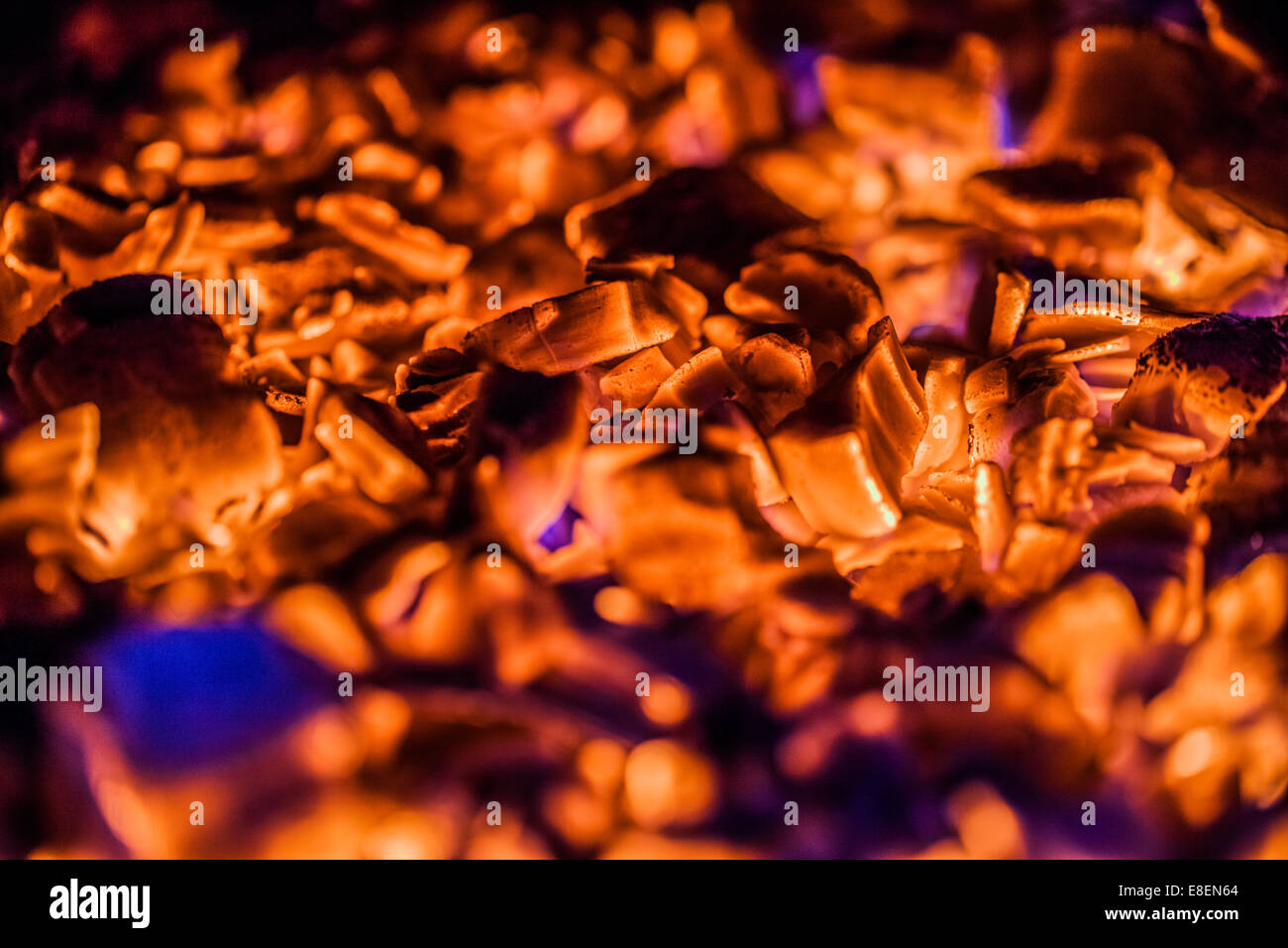 Macro close up glowing embers hi-res stock photography and images - Alamy