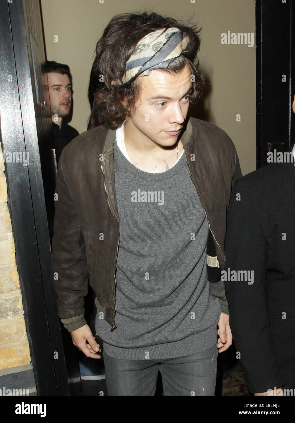 Celebrities at Firehouse Private Members club Featuring: Harry Styles ...