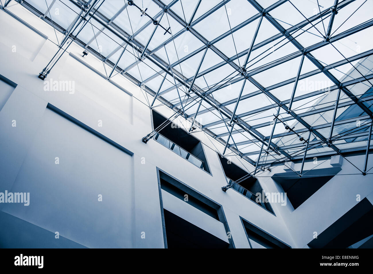 Modern Architectural Skylight Structure from Indoor a Building Stock ...