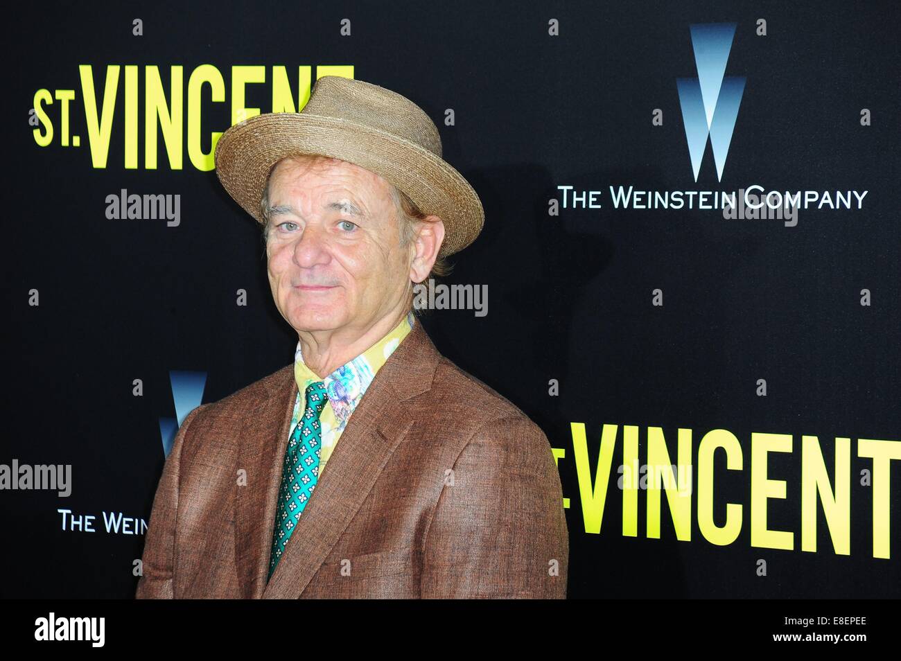 New York, NY, USA. 6th Oct, 2014. Bill Murray at arrivals for ST ...