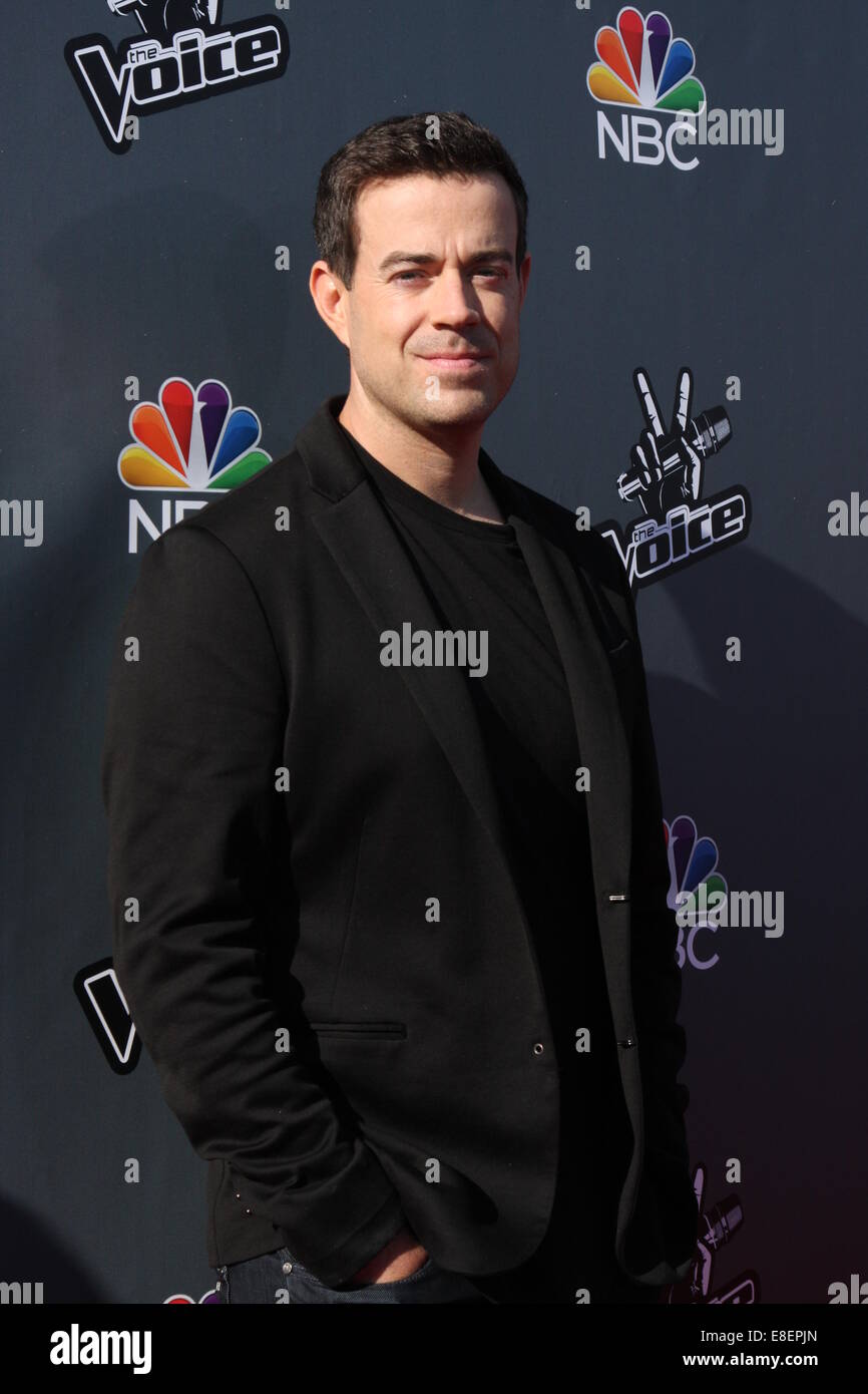 The Voice USA coaches - Photocall Featuring: Carson Daly Where: Los ...