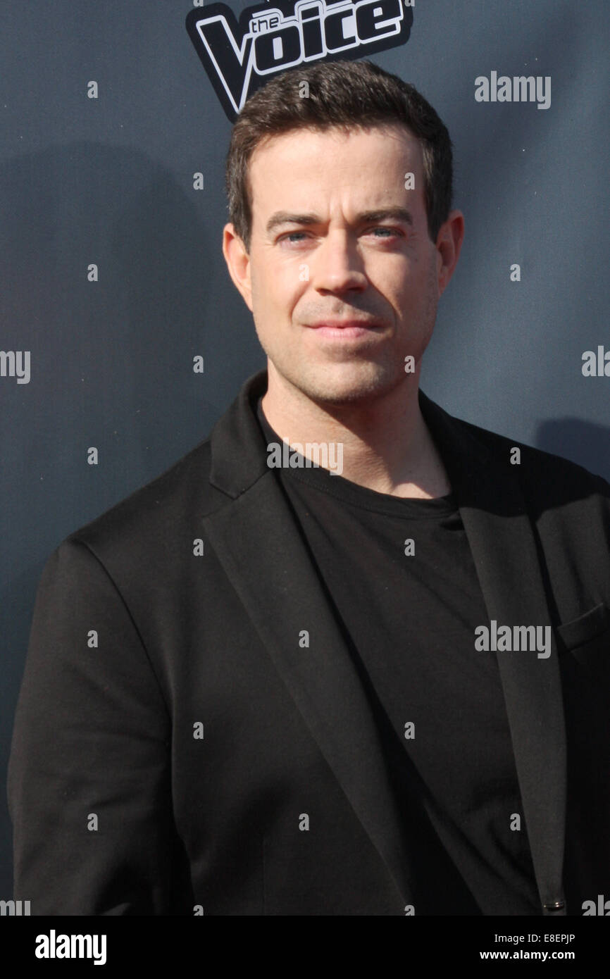The Voice USA coaches - Photocall Featuring: Carson Daly Where: Los ...