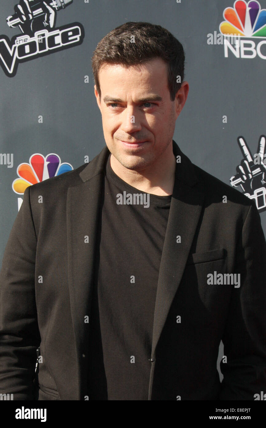 The Voice USA coaches - Photocall Featuring: Carson Daly Where: Los ...