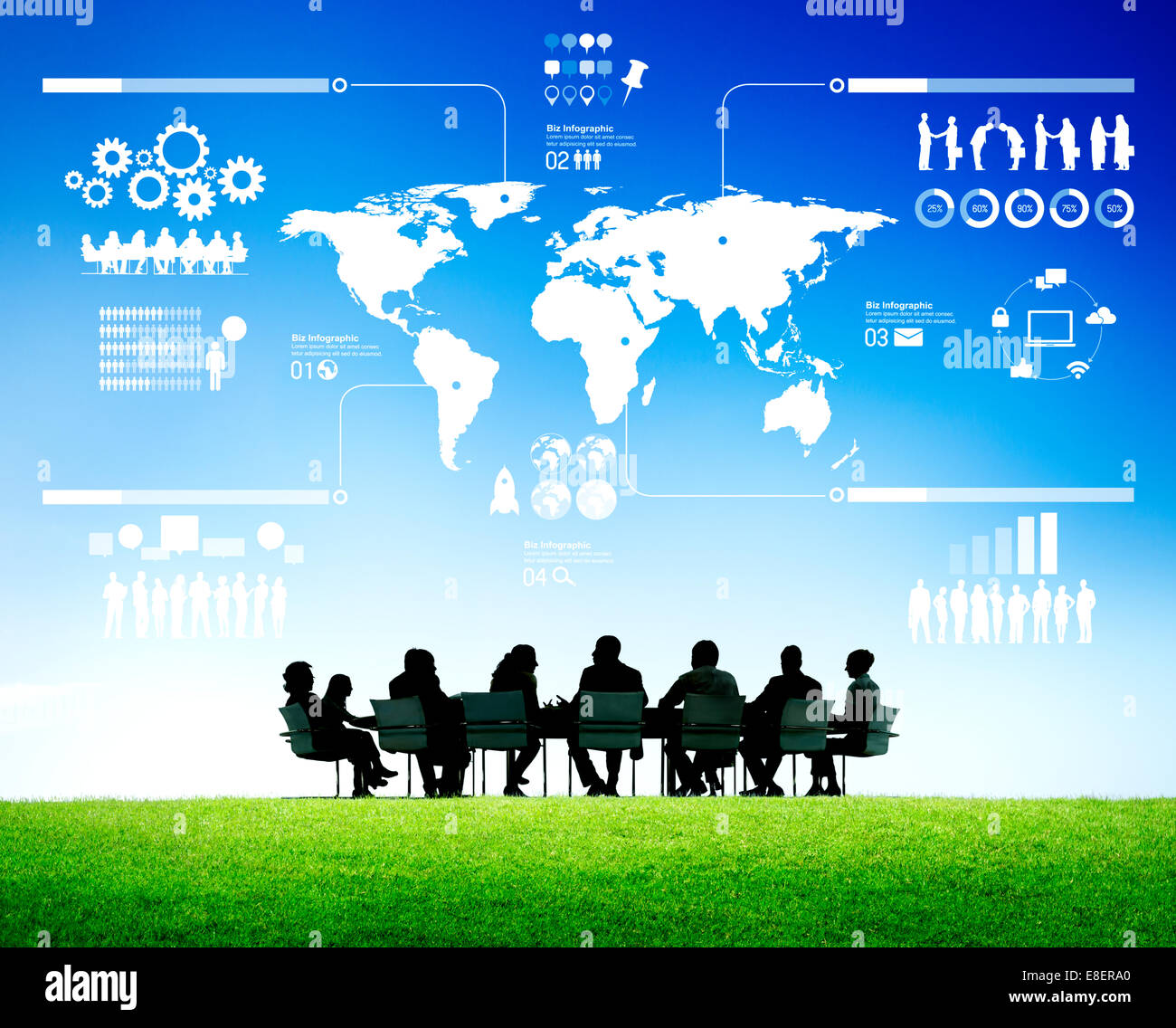 Group of Business Planning Analyst Stock Photo - Alamy
